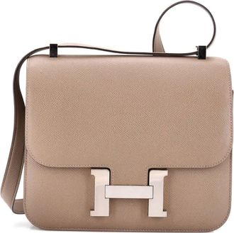 Herm&egrave;s Constance Bag Epsom 24 crossbody bag - Grau