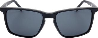 HUGO BOSS Rechteckig-Sonnenbrille f&uuml;r Herren (Schwarz)