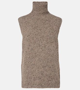 The Row Top Merilas à col roulé en cachemire