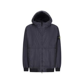 Stone Island Homme, Vestes, Bleu, Taille: XL Bomber Jacket