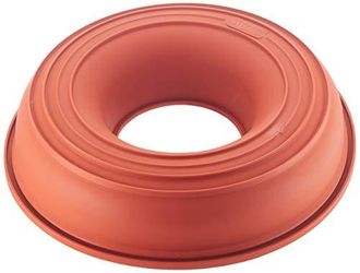 Silikomart | SFT205 Moule rond en silicone CIAMBELLONE, antiadhésif, Lot de 1 Moule à gâteau avec anneau de sécurité, Ø 240 h 55 mm, Volume 1,5 l, Made in Italy