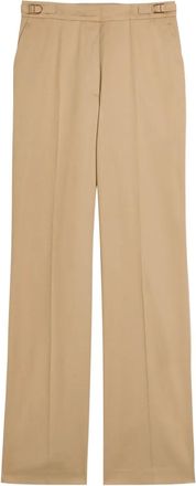 Gabriela Hearst Vesta buckle-detail trousers - Nude