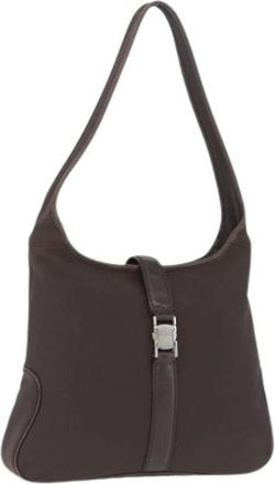 Ferragamo Sac port&eacute; &eacute;paule Pre-owned - Femme - Pre-owned - Brun - Taille: ONE Size