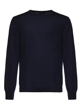 Fay Pull Col Rond - Bleu