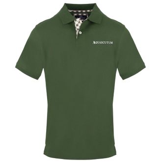 Aquascutum Poloshirt f&uuml;r Herren (Milit&auml;rgr&uuml;n)
