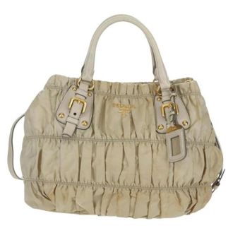 Prada Pre-owned Vintage Handtasche - - Pre-owned - Damen - Beige - ONE SIZE