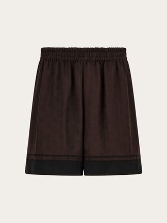 Ferragamo Herren Bermudashorts Ferragamo Monogram Braun