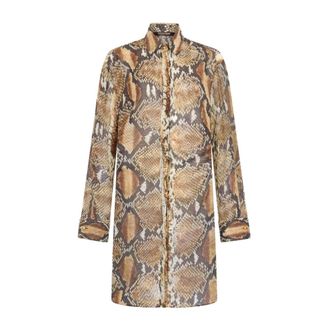 Roberto Cavalli Damenkleid - - Coats - Damen - Braun - M