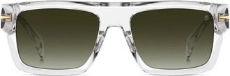 Eyewear by David Beckham unisex, Accessoires, Gris, Taille: 54 MM Lunettes de soleil 7161S 9009K