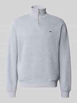 Lacoste Regular Fit Troyer aus reiner Baumwolle