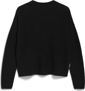 Armedangels Damen Pullover aus Bio-Baumwolle MERINAA Links Links Loose Fit Black