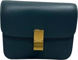 Celine Pre-owned Smooth Teen Box Bag - Femme - Pre-owned - Vert - Taille: ONE Size