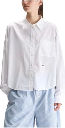 Bellerose Femme, Blouses et Chemises, Blanc, Taille: 34/36 FR Chemise Ginger