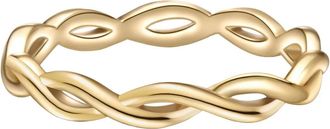 Glanzst&uuml;cke M&uuml;nchen Ring - Sterling Silber Ring - Gr. 48 - in Gold - f&uuml;r Damen