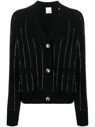 Allude Cardigan mit Strass - Schwarz