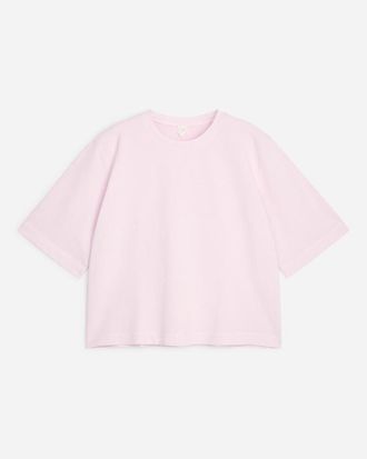 Arket Kastiges Signature-T-Shirt -Rosa