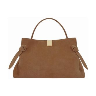 Yuzefi Femme, Sacs, Brun, Taille: ONE Size Gyoza Suede