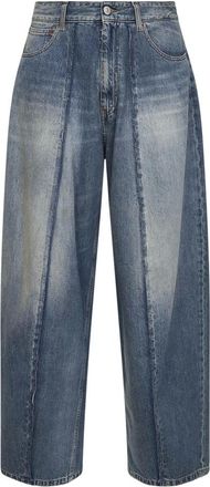 Maison Margiela Homme, Jeans, Bleu, Taille: W30 Jeans Jambes Larges