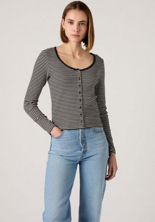Levi's Langarmshirt AUSTEN BUTTON THROUGH LS Feinripp