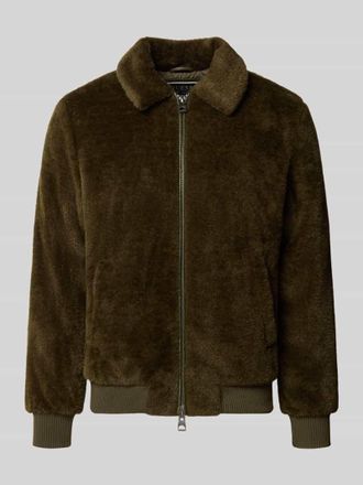 Guess Regular Fit Bomberjacke mit Zweiwege-Rei&szlig;verschluss