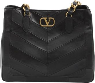 Valentino Garavani Femme, Sacs, Noir, Taille: ONE Size La Seine Small Shopping Bag