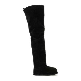 Amina Muaddi Heidi 15 Overknee-Stiefel - - Shoes - Damen - Schwarzk - 38 EU