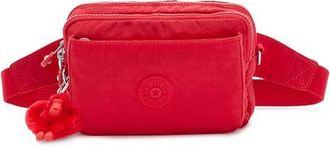 Kipling Abanu Multi, Sac à bandoulière Confortable Femme, Rouge, Taille Unique