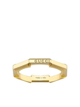 Gucci 18kt Link To Love Gelbgoldring