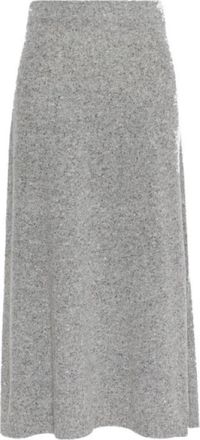 Max Mara A-Linien-Midirock - - Skirts - Damen - Grau - XS