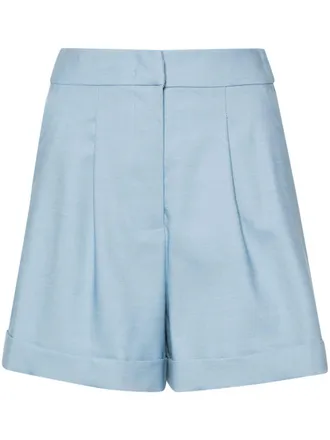 Federica Tosi short &agrave; pinces - Bleu