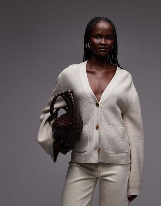 Arket Gilet cintr&eacute; &agrave; la taille - Beige-Neutre