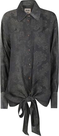 Uma Wang UMA Wang, Femme, Blouses et Chemises, Vert, Taille: 38 FR Haut Twig Chic