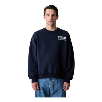 Sporty & Rich Promo Sweatshirt - - Sweatshirts & Hoodies - Herren - Blau - M