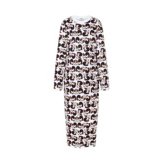 Moschino Robe Mafalda en Coton &Eacute;pais - Femme - Robes - Multicolore - Taille: 34 FR