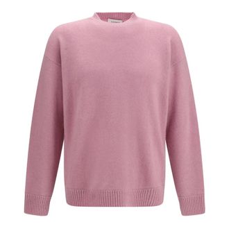 Laneus Kaschmir-Seiden-Pullover mit Rundhalsausschnitt - - Knitwear - Herren - Rosa - XL