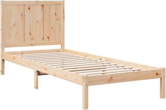 vidaXL Massivholzbett Extra Lang ohne Matratze 100x210 cm Vidaxl