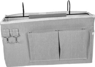 Valiclud Bett-Aufbewahrungstasche Aus Stoff Hängeorganizer Für Nachttisch Aufbewahrungstasche Für Schlafsaal Zur Aufbewahrung Von Schreibwaren Büchern Und Klei