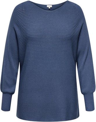 Only Carmakoma Strickpullover CARNEW ADALINE LIFE L/S PULLOVER KNT Viskosemischung