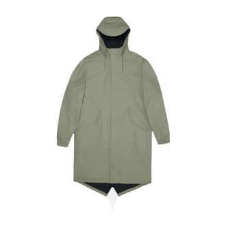 Rains Fishtail Parka W3 - - Coats - Damen - Gr&uuml;n - XL
