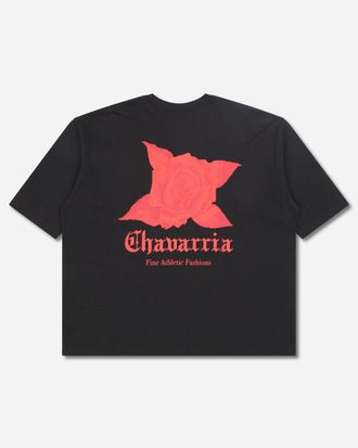 adidas Men s Willy Chavarria Dark Rose T-Shirt Black