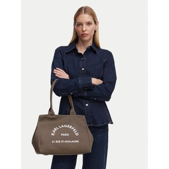 Karl Lagerfeld Handtasche KARL LAGERFELD B1W50010 Braun