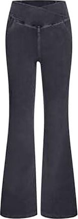 Generic Bootcut Jeans pour femme - Taille haute - Stretch - Skinny - Confortable - &Eacute;l&eacute;gant - Pantalon de loisirs &eacute;lastique - Pantalon d&eacute;contract&eacute; avec taille 