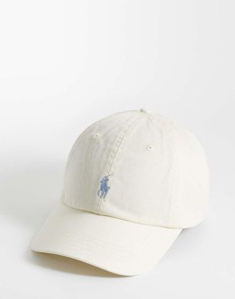 Polo Ralph Lauren Sportliche Kappe in Cremewei&szlig;-Neutral