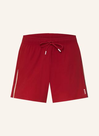 HUGO BOSS Badeshorts Iconic rot