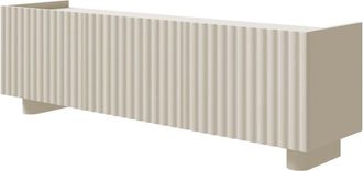 Selsey Fiorra - TV-Lowboard 3-t&uuml;rig, Greige, 144 cm - Selsey