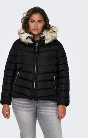 Only Carmakoma Winterjacke 15305702 Schwarz Regular Fit