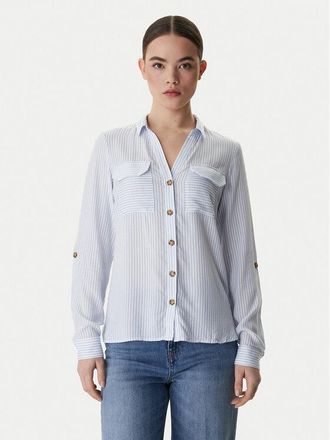 Vero Moda Hemd Bumpy 10275283 Blau Regular Fit