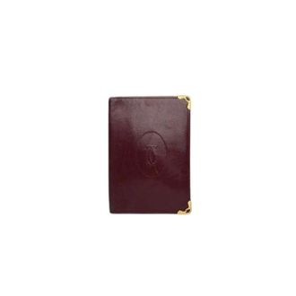 Cartier Portefeuille Vintage Pre-owned - Femme - Pre-owned - Rouge - Taille: ONE Size