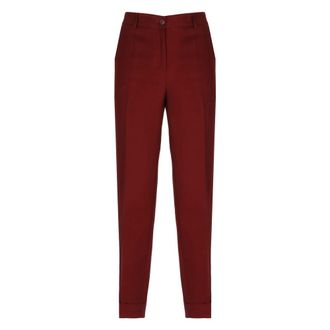 P.A.R.O.S.H. Raisa Cropped Hosen - - Trousers - Damen - Rot - L