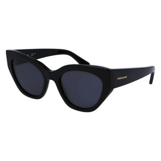 Ferragamo Stylische Sonnenbrille - - Accessories - Damen - Schwarzk - 55 MM
